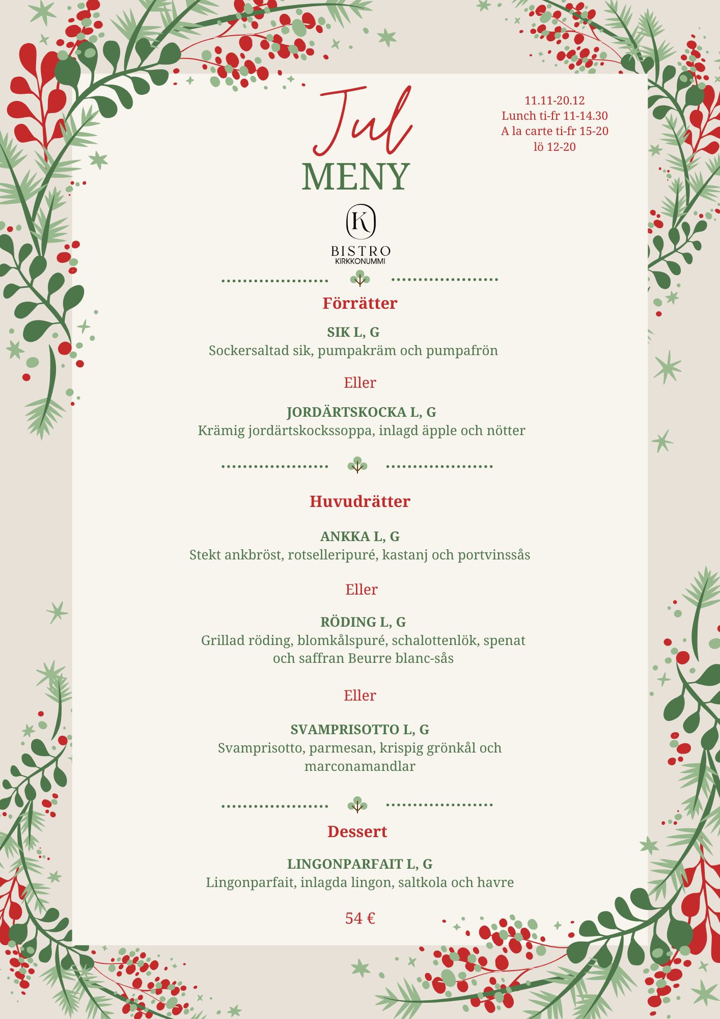 Home - bistro kirkkonummi